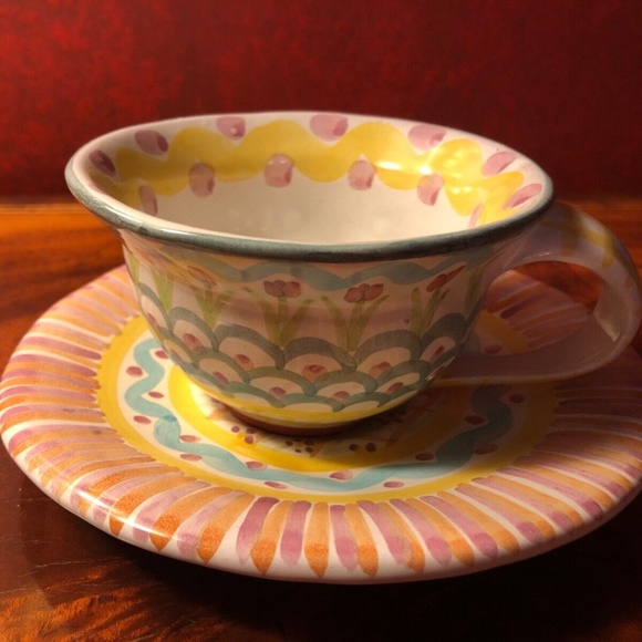 MACKENZIE CHILDS | Dining | Rare Vintage Mackenzie Childs King Ferry ...